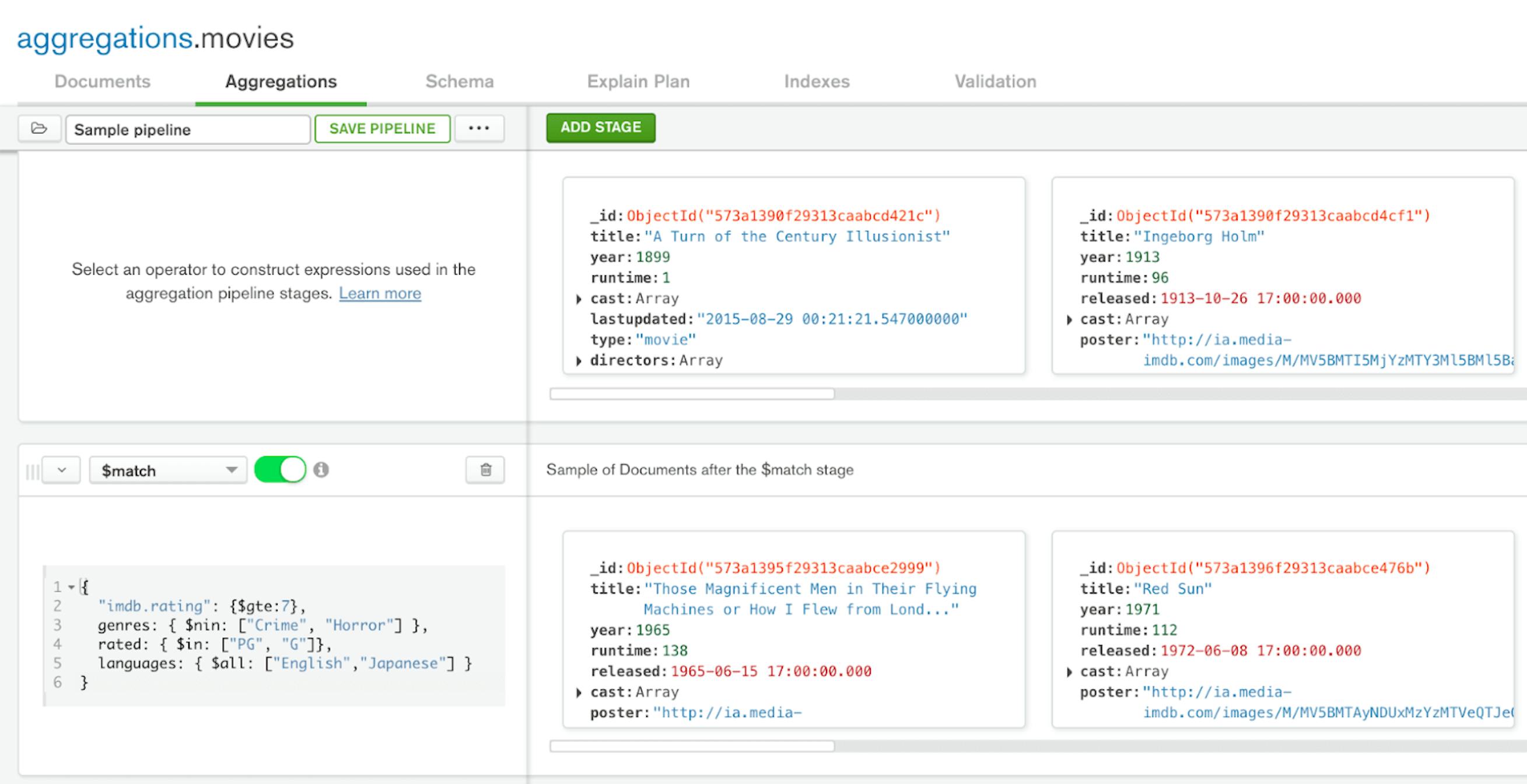 Compass Mongodb