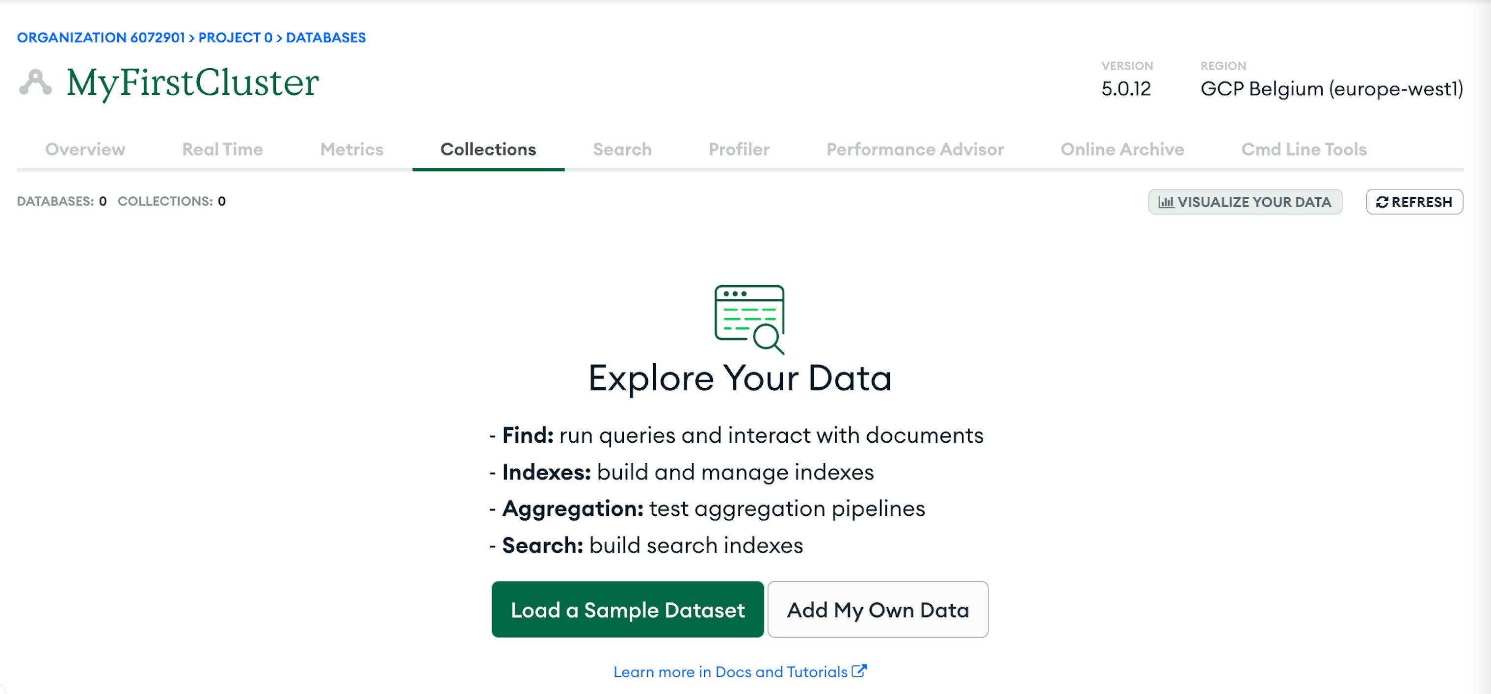 Create A MongoDB Database | MongoDB