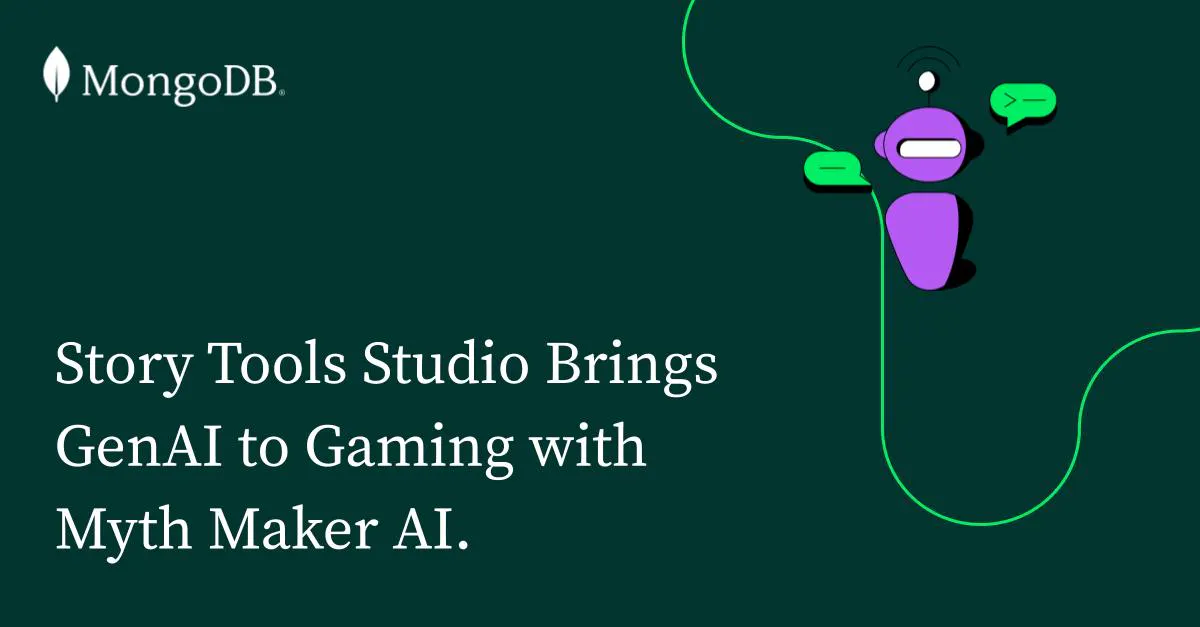 Building AI With MongoDB: Story Tools Studio Brings Gen AI To Gaming ...