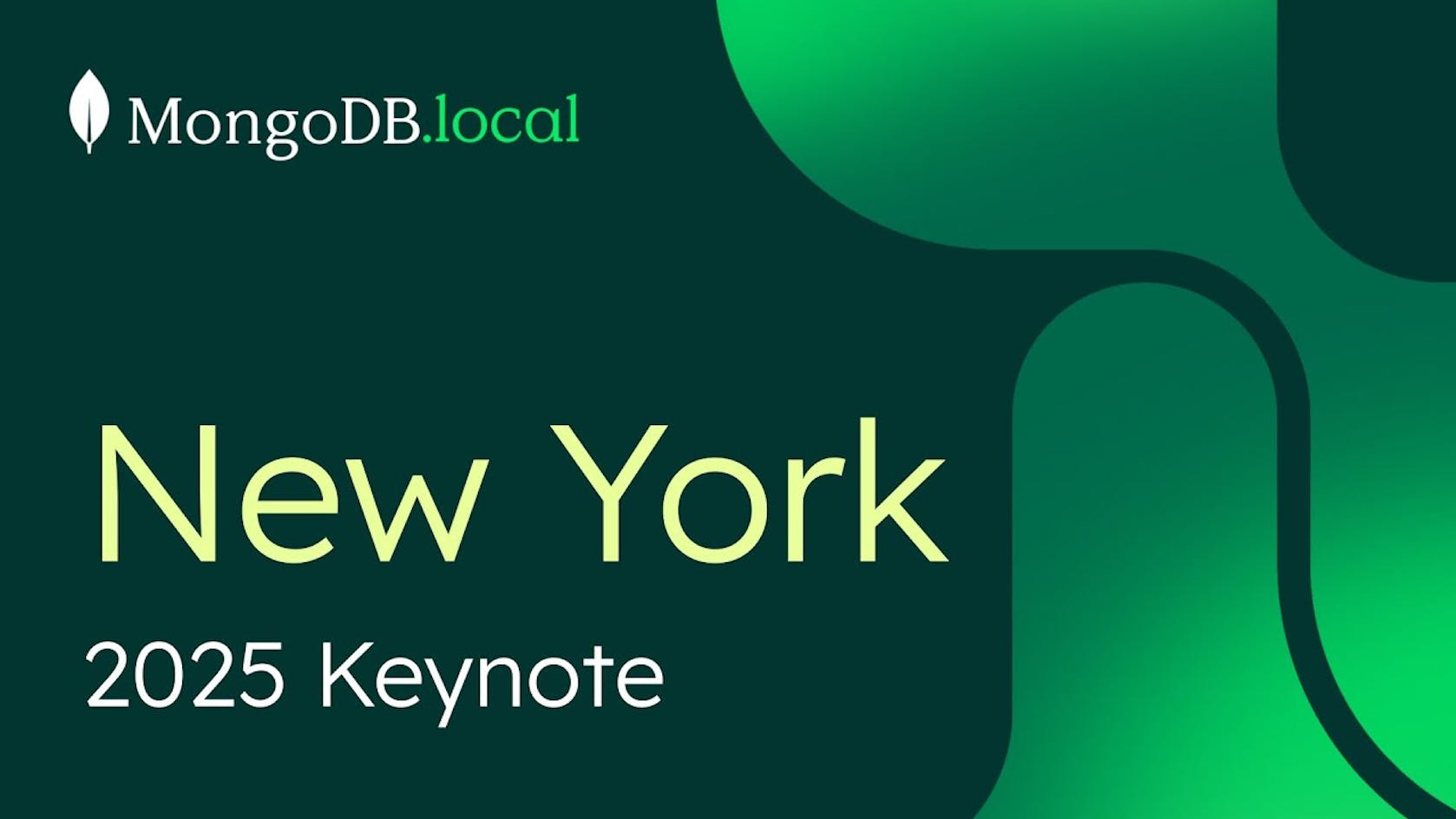 MongoDB.local NYC | MongoDB